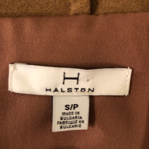 Halston Heritage | Jackets & Coats | H Halston Faux Suede Belted ...